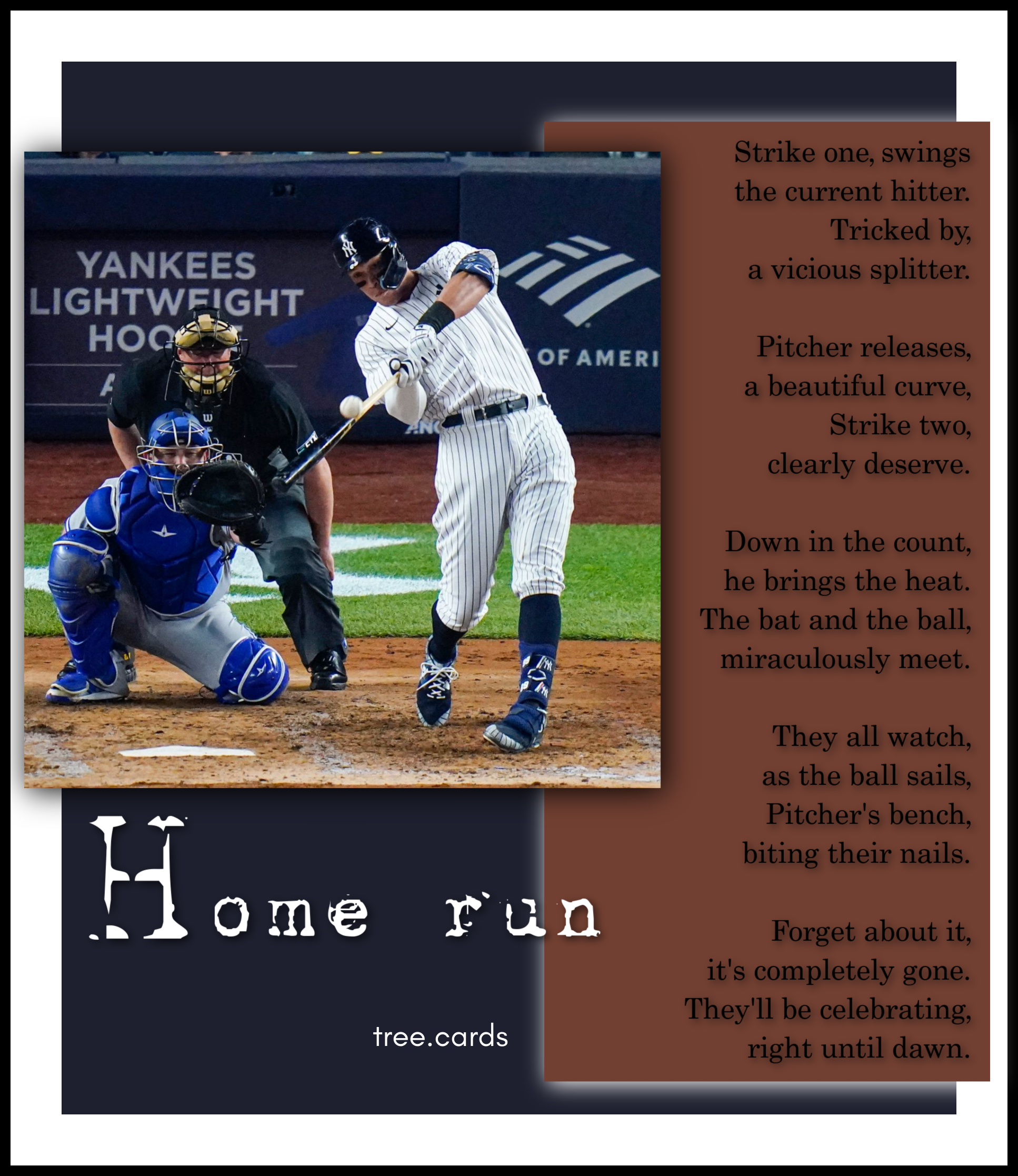 Home Run-tree.cards | Celebrating The Power Of Sports
