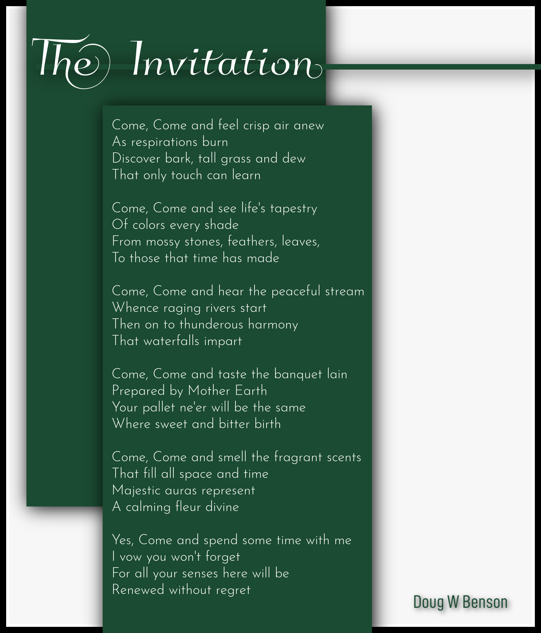 Poem Of The Day | Poetry For All Seasons and Emotions