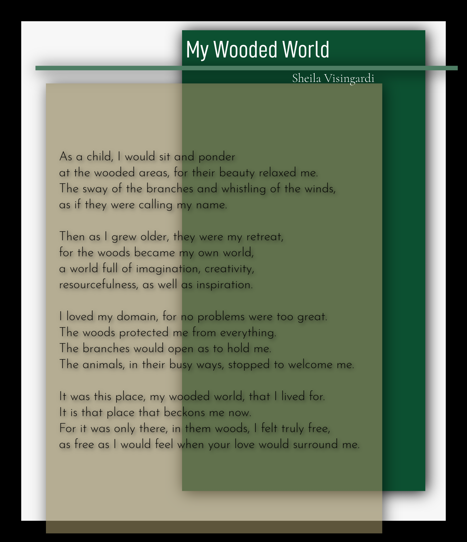 Poem Of The Day | Poetry For All Seasons and Emotions