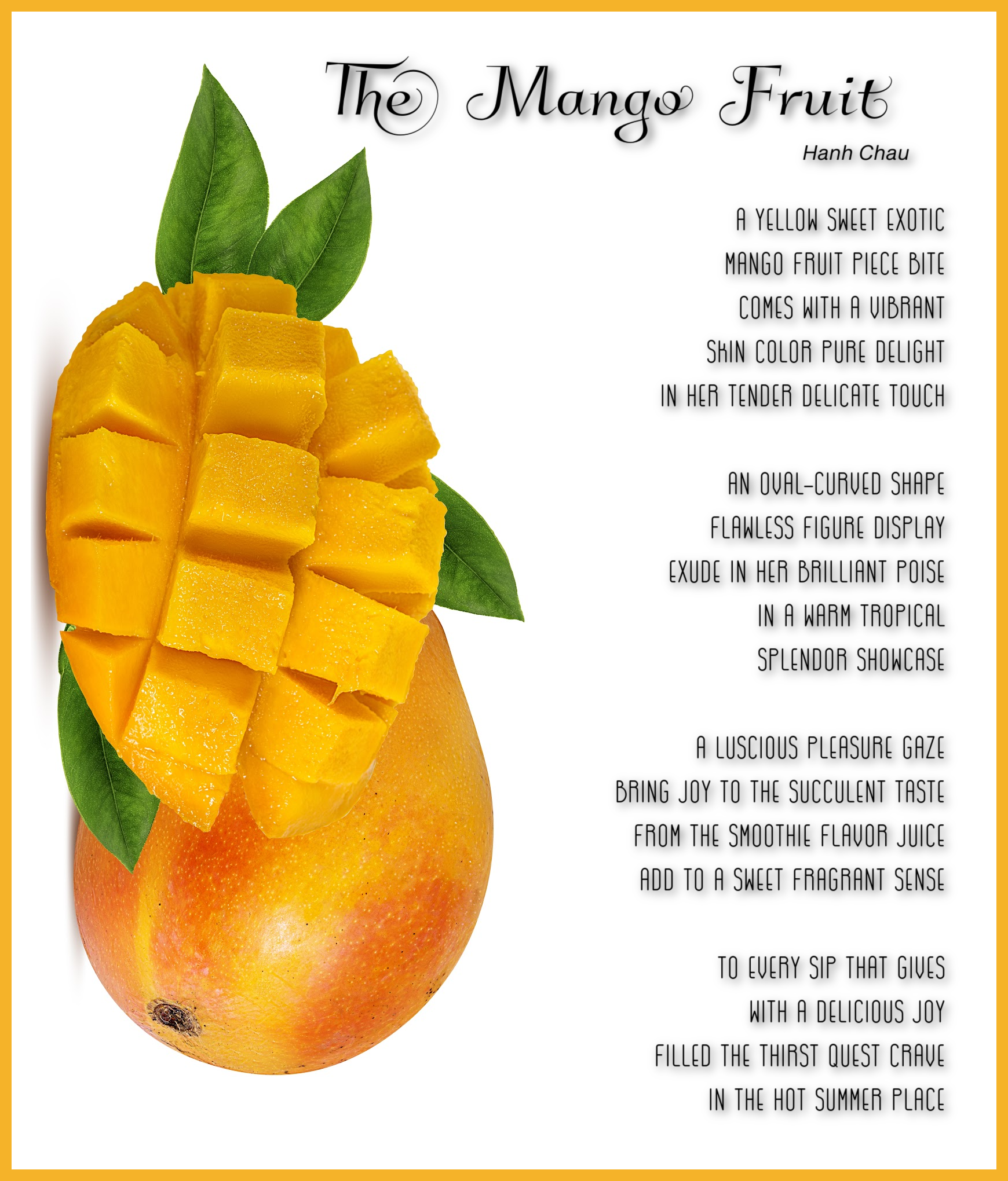 The Mango Fruit-hanh chau | Poetry For All Seasons and Emotions