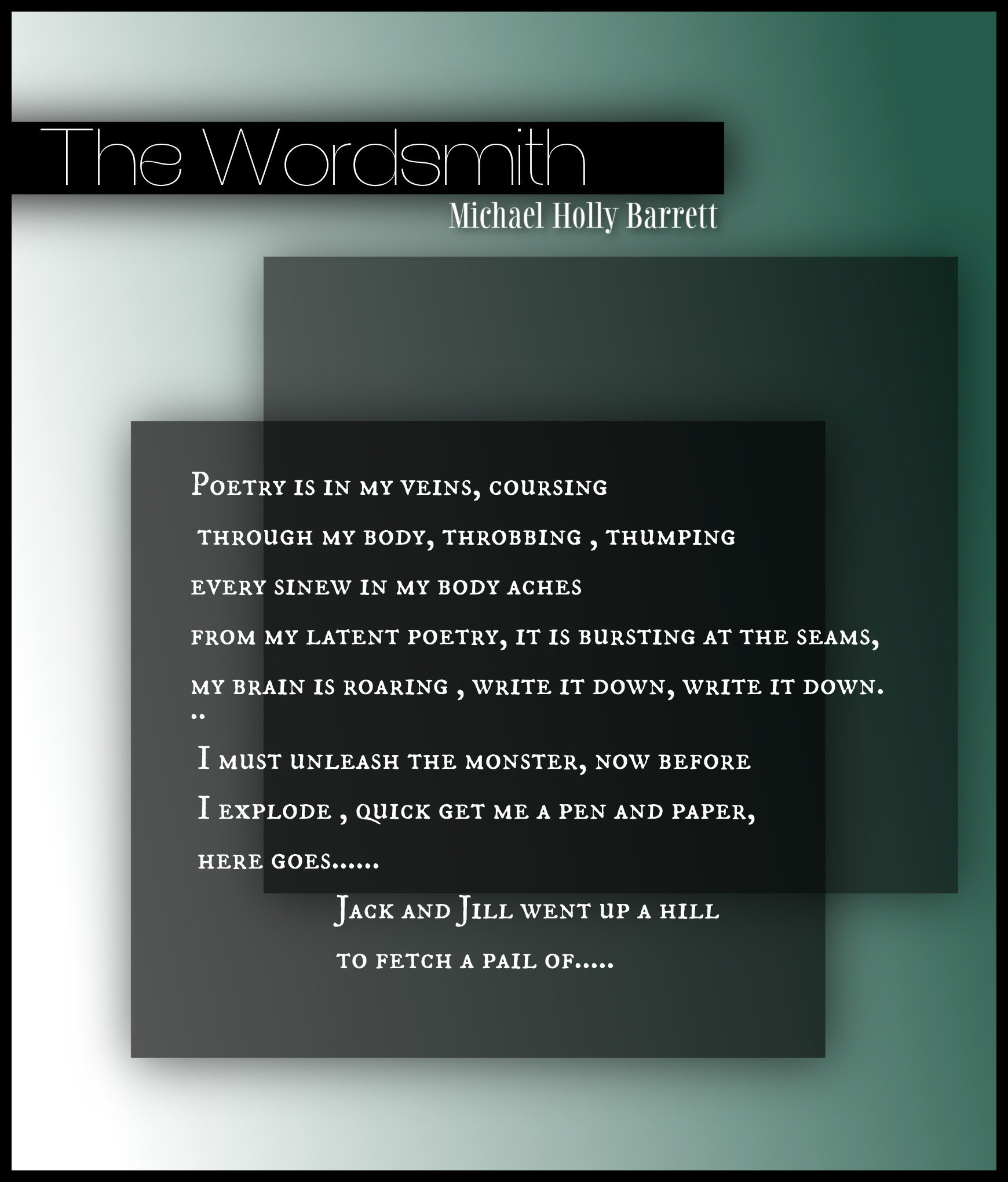 Poem Of The Day | Poetry For All Seasons and Emotions