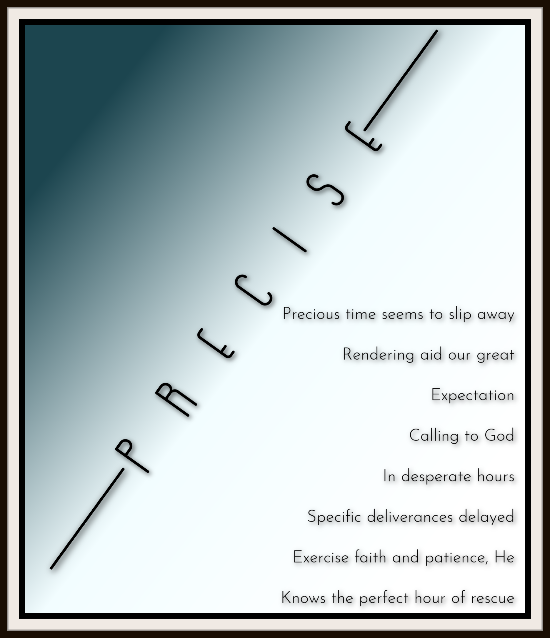 Acrostic Christian Poetry Page 2 | Short In Length, Long In Inspiration