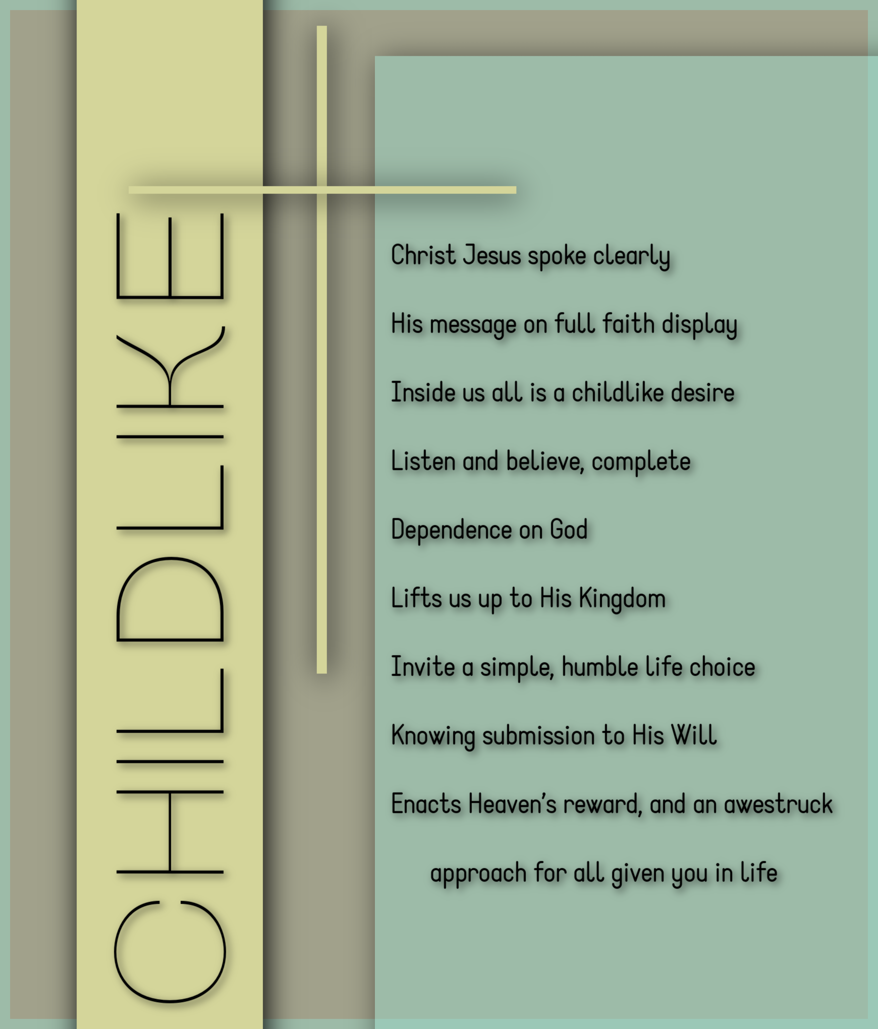 Acrostic Christian Poetry Page 2 | Short In Length, Long In Inspiration