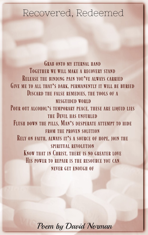 Recovered, Redeemed-David Norman | Poetry For All Seasons and Emotions