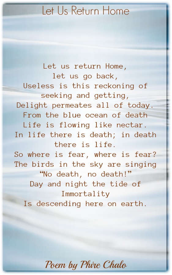 Let Us Return Home | Life Poem