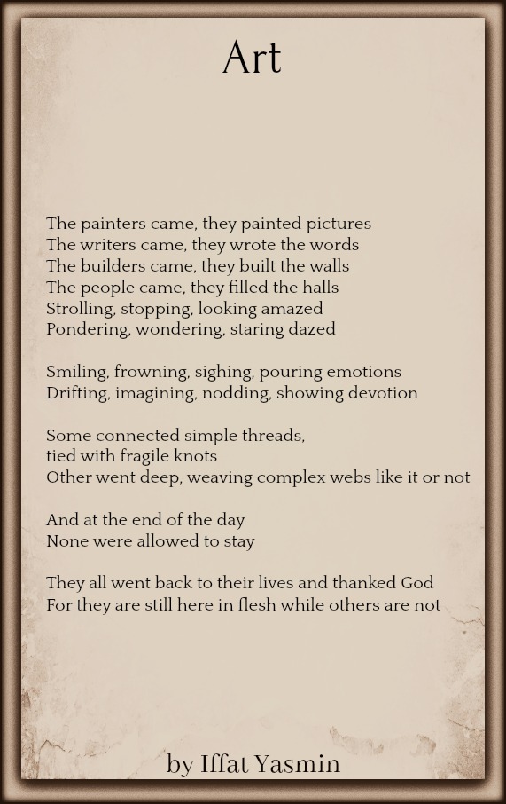Art-Iffat Yasmin | Inspirational Poems